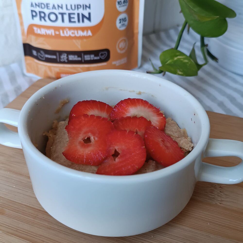 MUGCAKE PROTEICO DE LÚCUMA | RECETAS RÁPIDAS